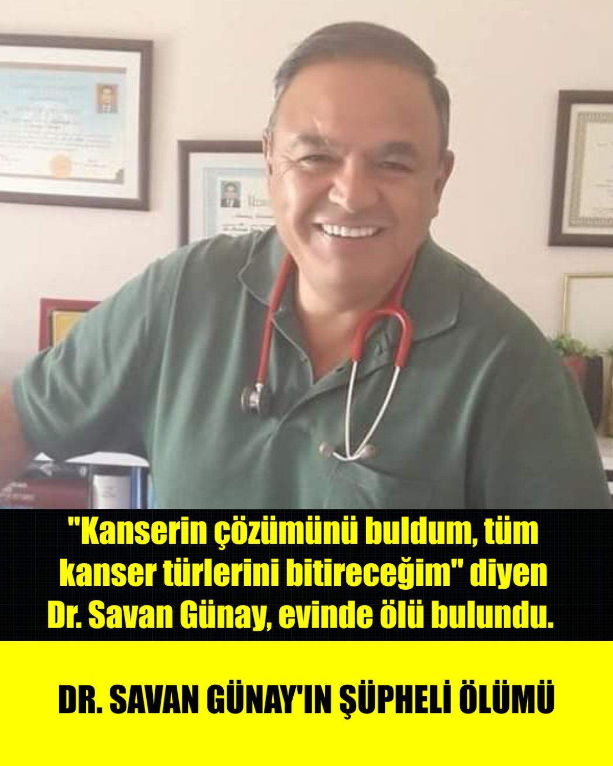 Dr. Savan Günay’ın şüpheli ölümü – TÜRKKOÇ